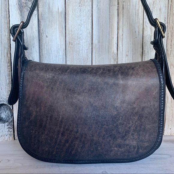Vintage | Bags | Vintage Leather Saddle Bag | Poshmark